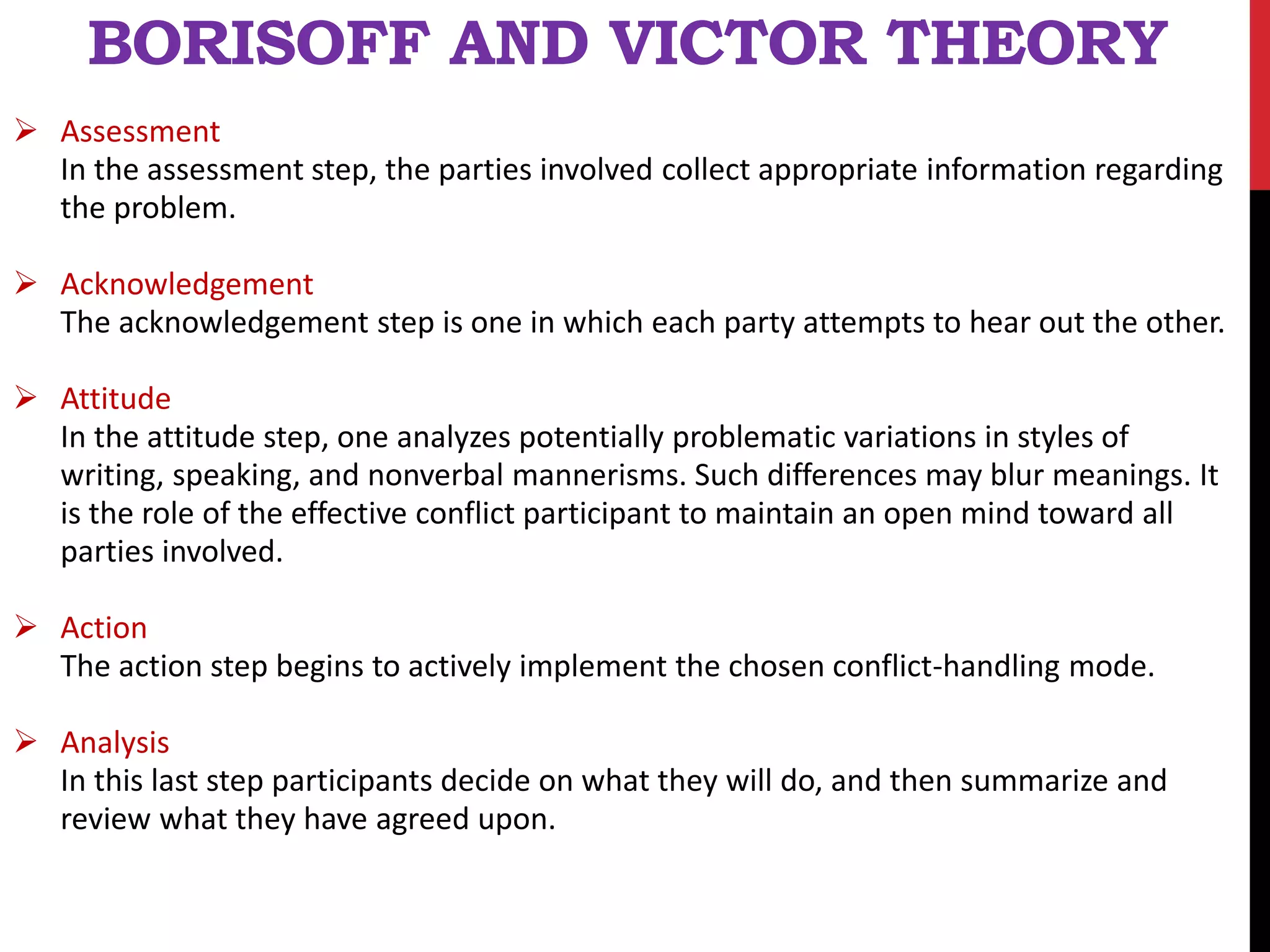 Conflict management & Negotiation | PPTX
