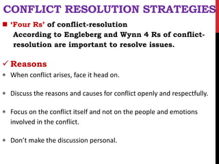 Conflict management & Negotiation | PPTX