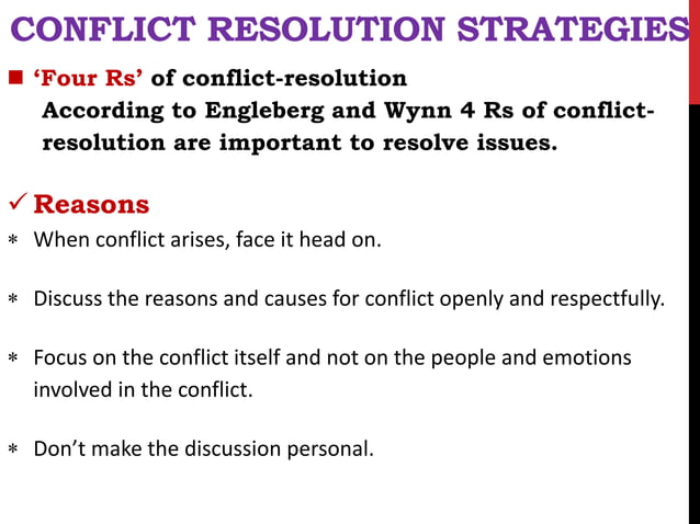 Conflict management & Negotiation | PPTX | War and Conflicts