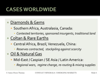 Conflict Minerals in Emerging Markets | PPT