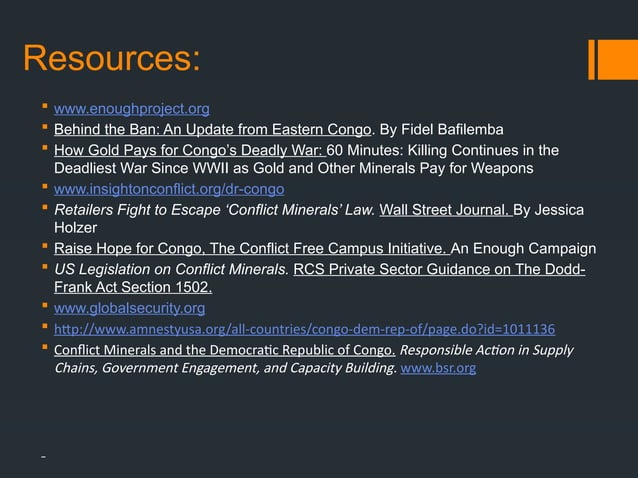 Conflict Minerals in the Democratic Republic of Congo.pptx