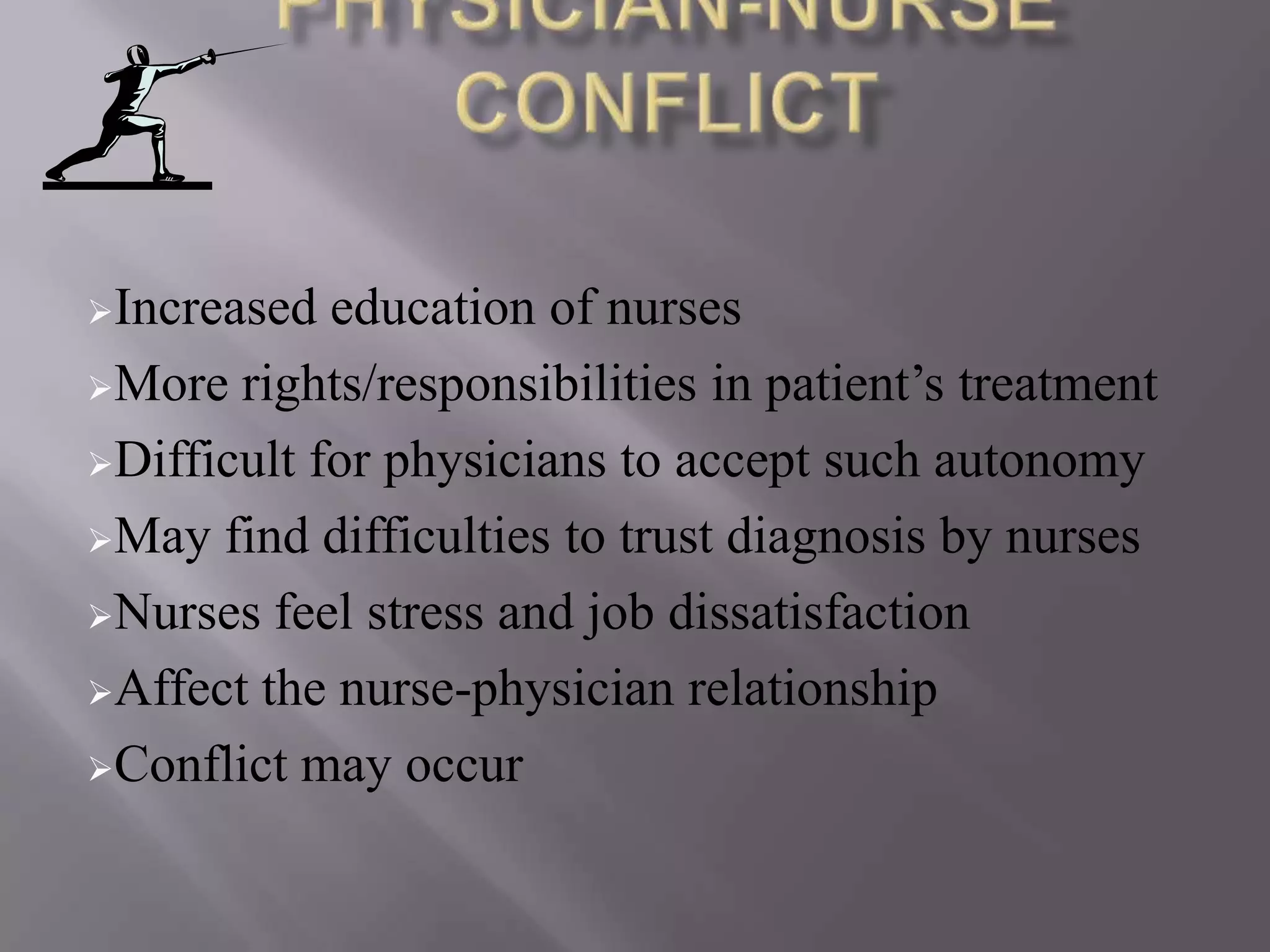 Nurse-Physician Conflict Management | PPTX