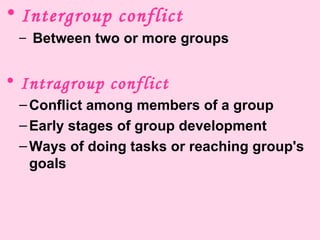 Conflict n coordination | PPT