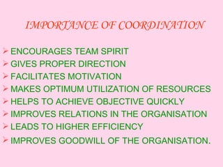 Conflict n coordination | PPT
