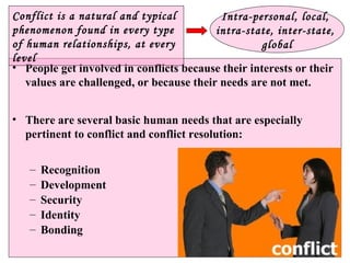 Conflict n coordination | PPT