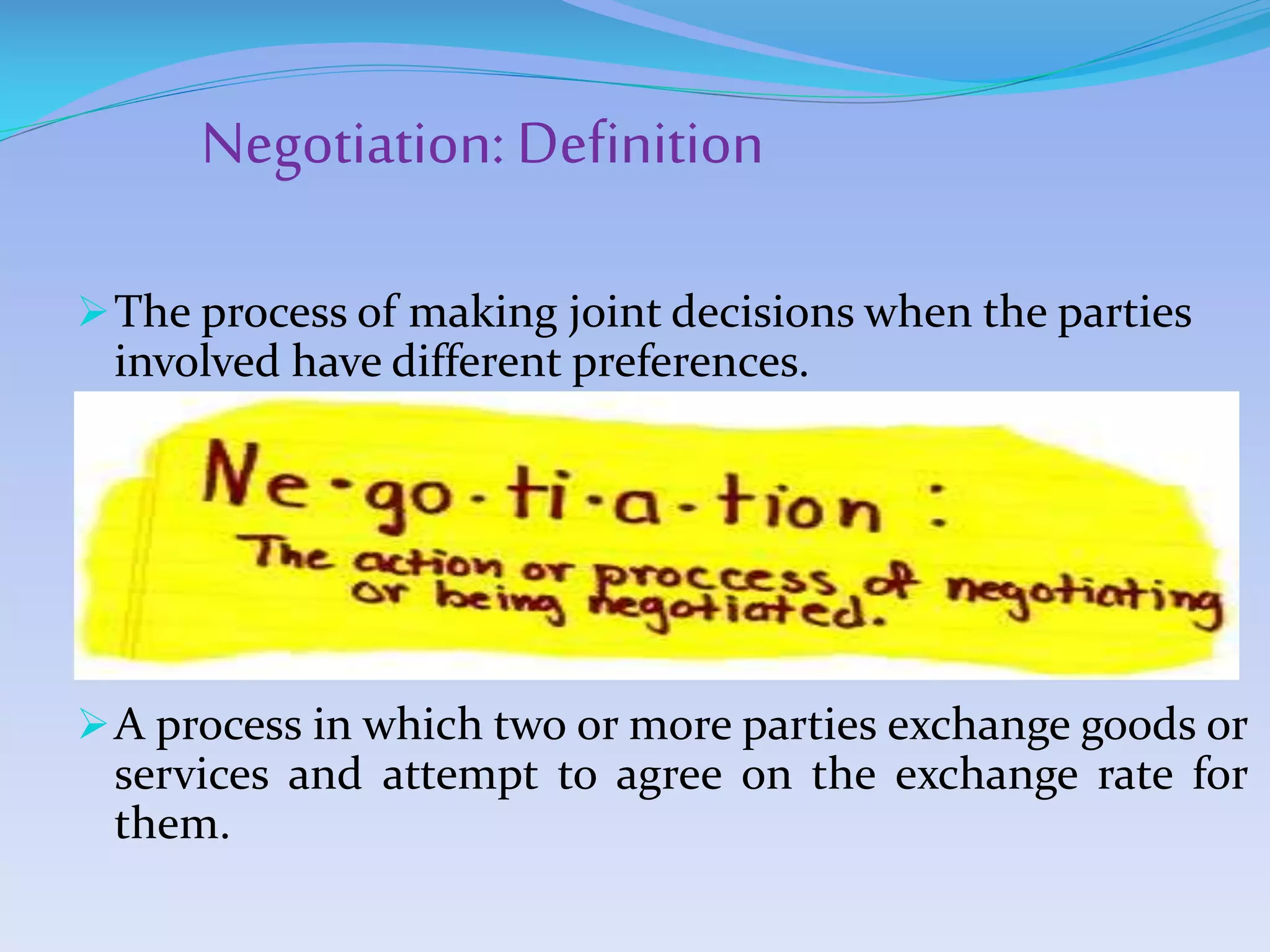 Conflict & negotiation | PPTX