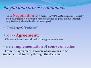 Conflict & negotiation | PPTX