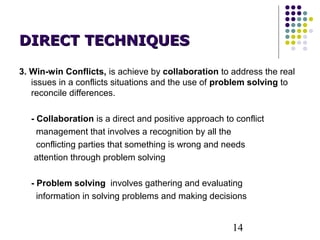 Conflict & negotiation | PPT