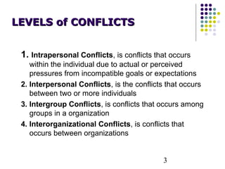 Conflict & negotiation | PPT