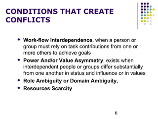Conflict & negotiation | PPT