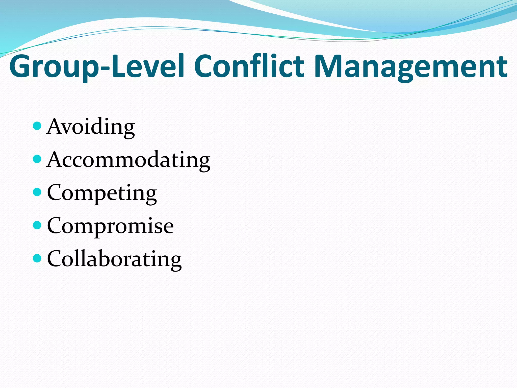 Conflict & negotiation | PPTX