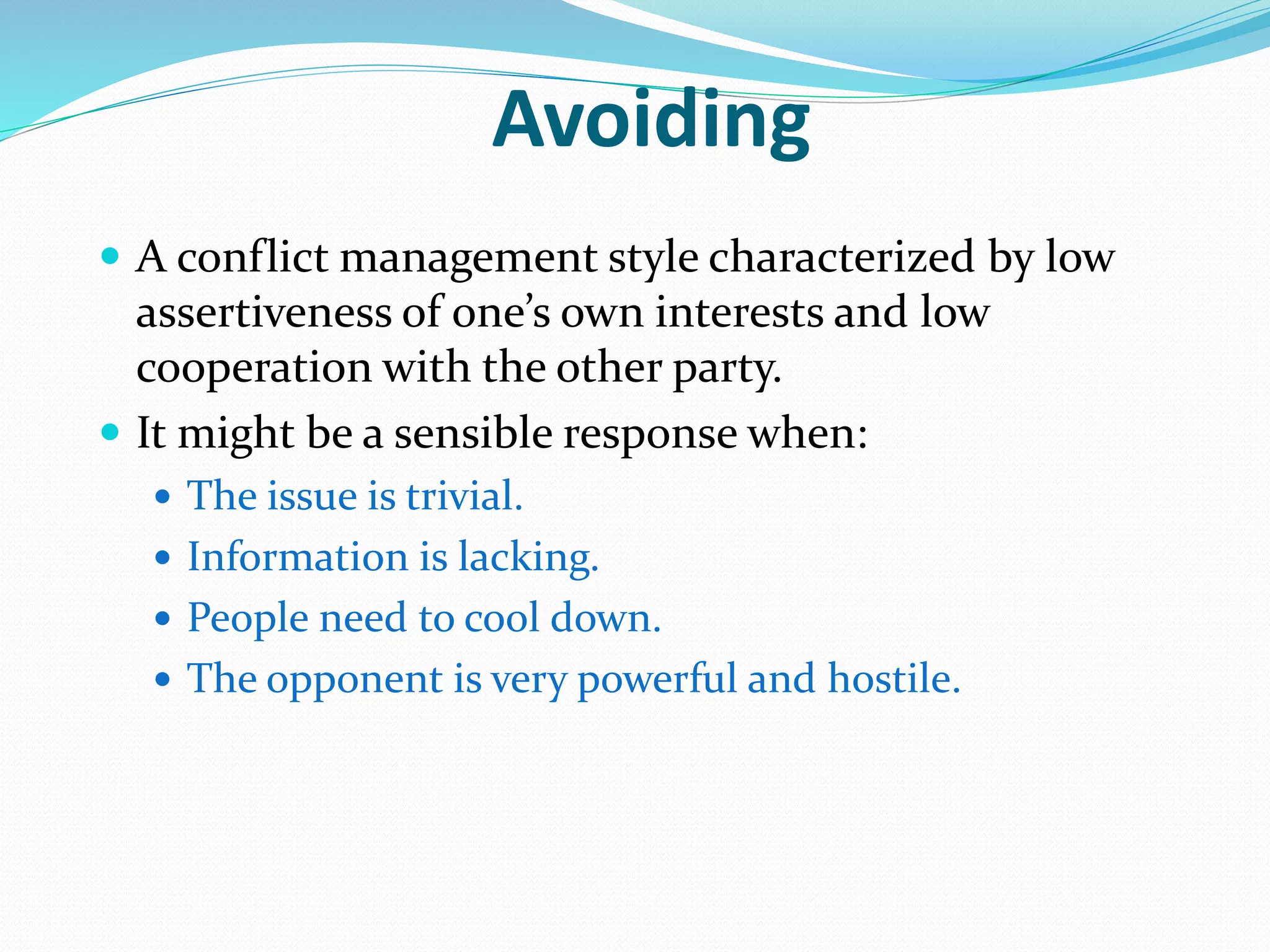 Conflict & negotiation | PPTX