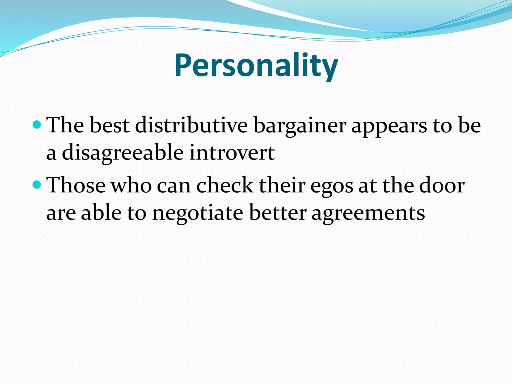Conflict & negotiation | PPTX