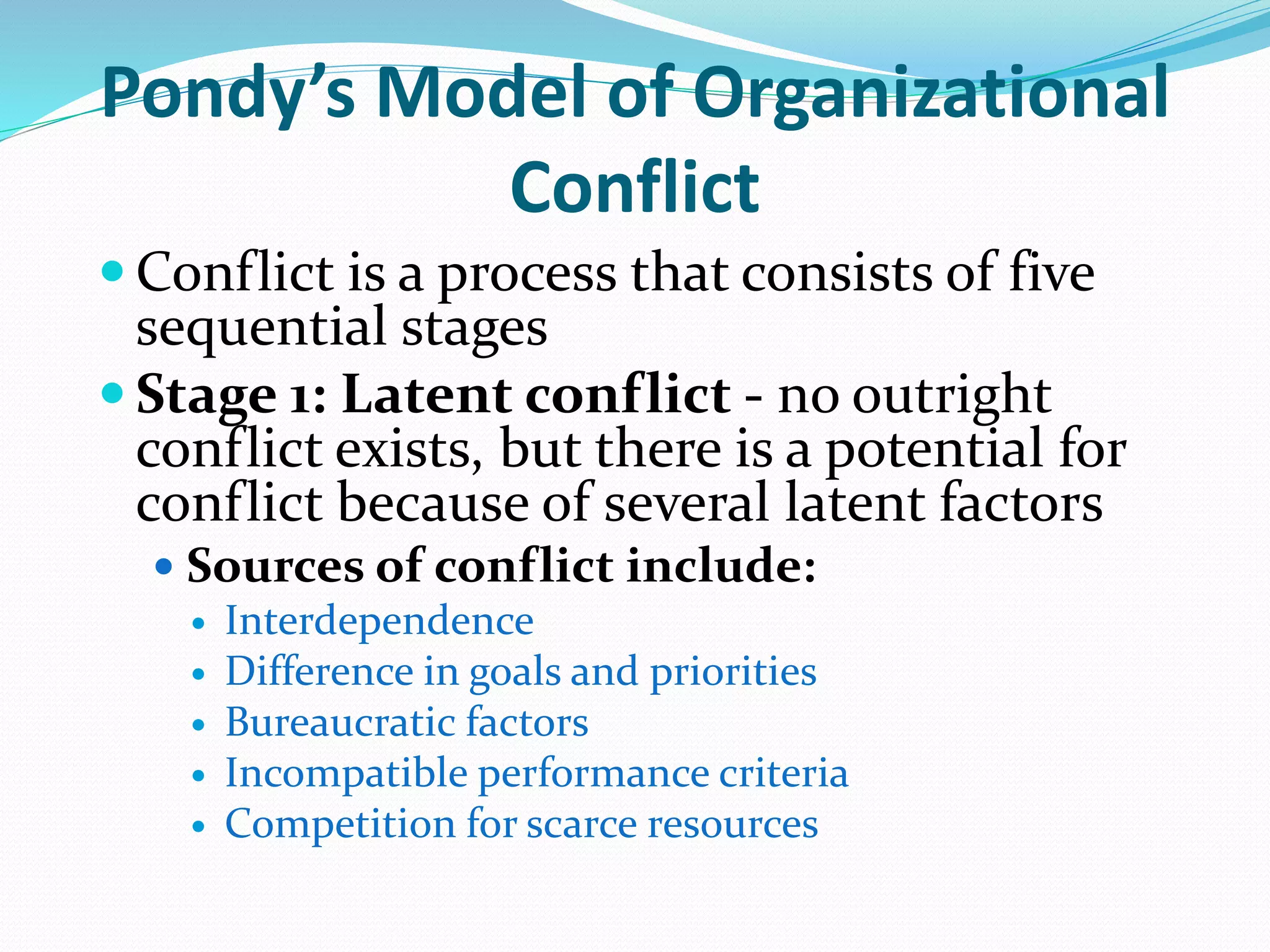 Conflict & negotiation | PPTX