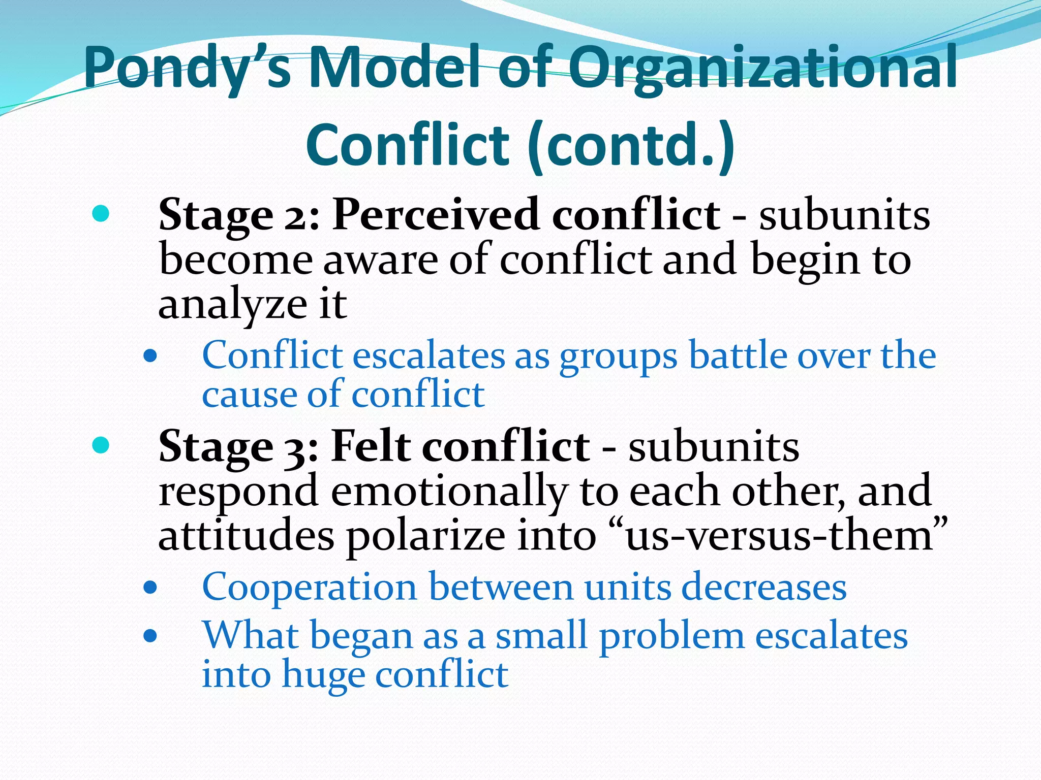 Conflict & negotiation | PPTX