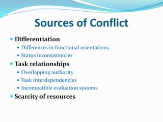 Conflict & negotiation | PPTX