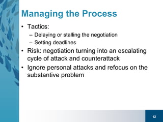 Conflict & Negotiation (OB) | PDF