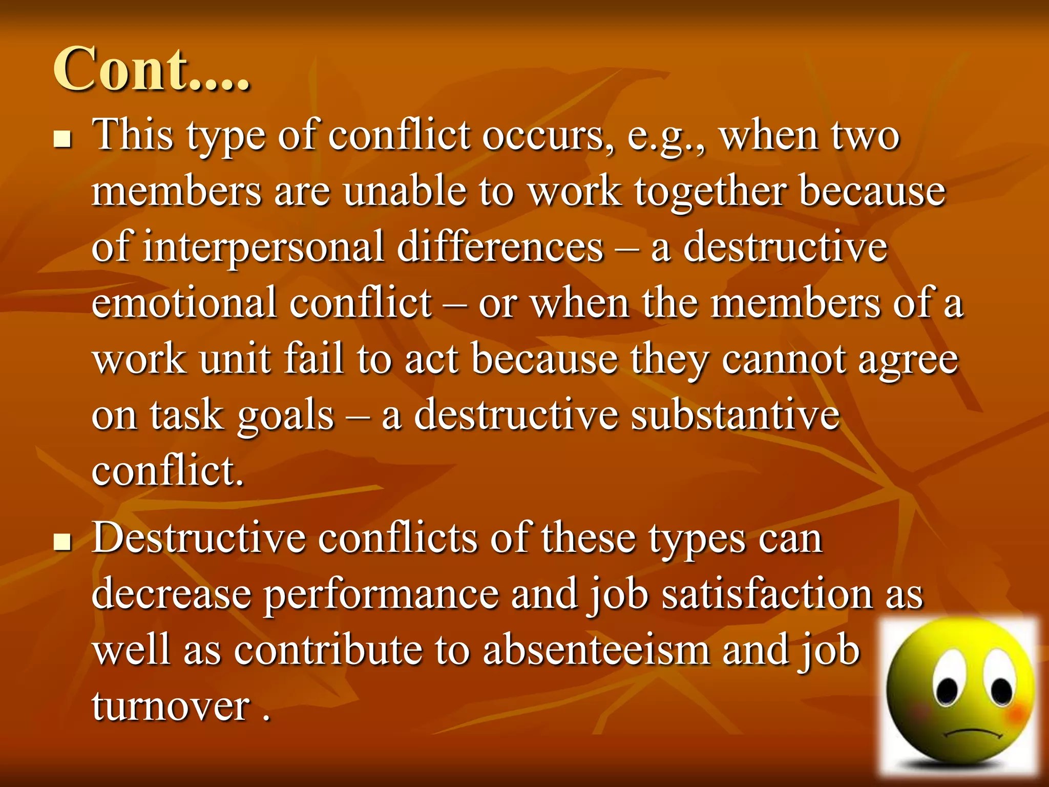 conflict and types of conflict | PPTX