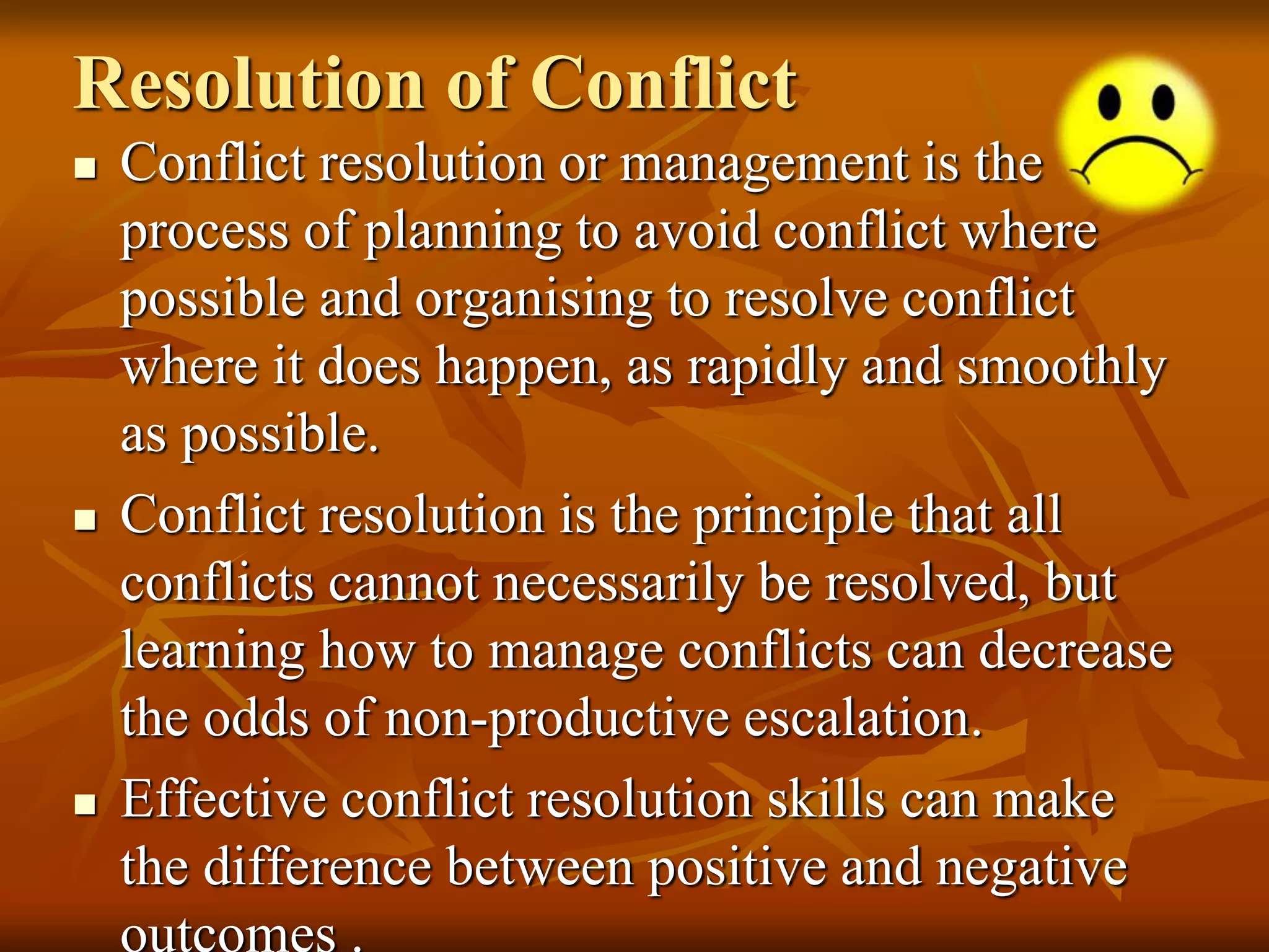 conflict and types of conflict | PPTX