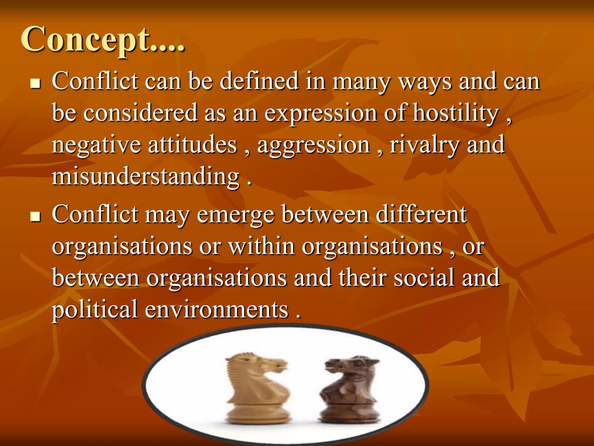 conflict and types of conflict | PPTX