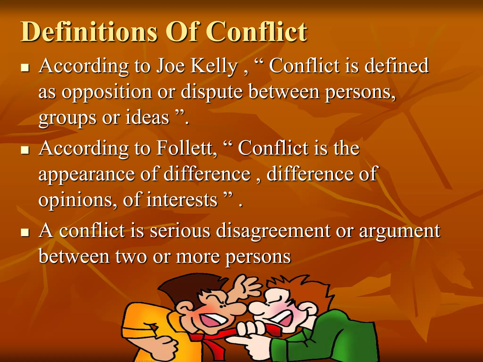 conflict and types of conflict | PPTX