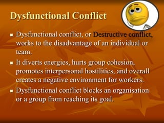 conflict and types of conflict | PPTX