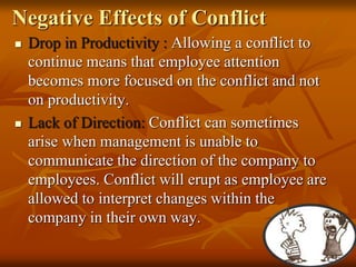 conflict and types of conflict | PPTX