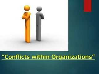Conflict- Organizational Behaviour | PPT