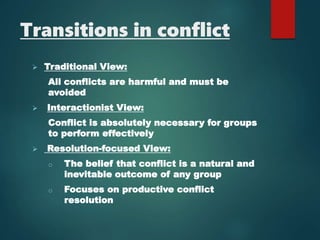 Conflict- Organizational Behaviour | PPTX