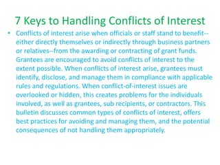 Conflict of interest | PPTX