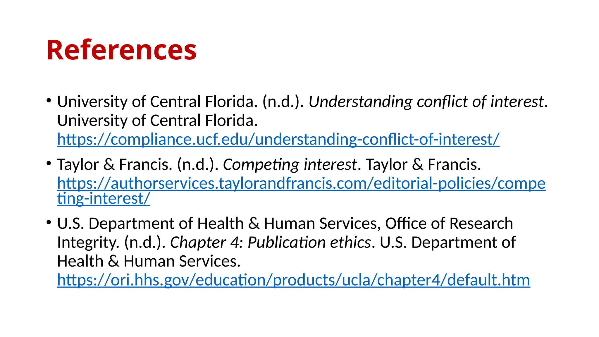 Research and Publication Ethics: Conflict of Interest.pptx