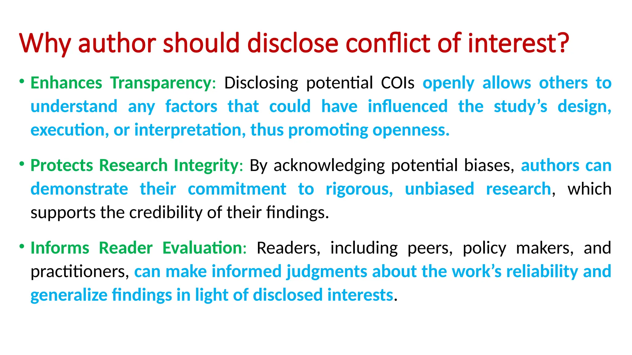Research and Publication Ethics: Conflict of Interest.pptx