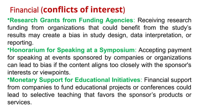 Research and Publication Ethics: Conflict of Interest.pptx