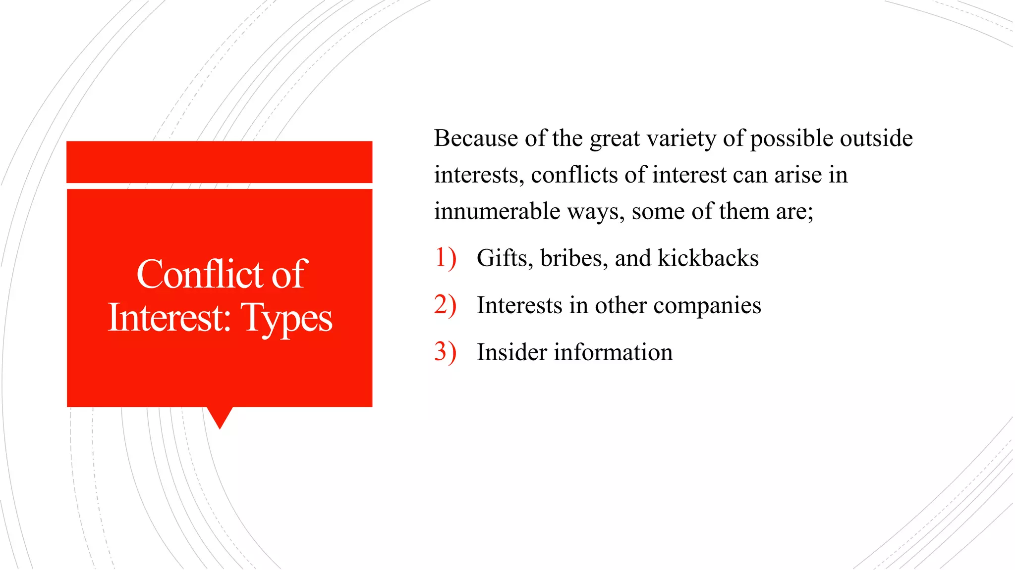 Conflict of interests | PPTX