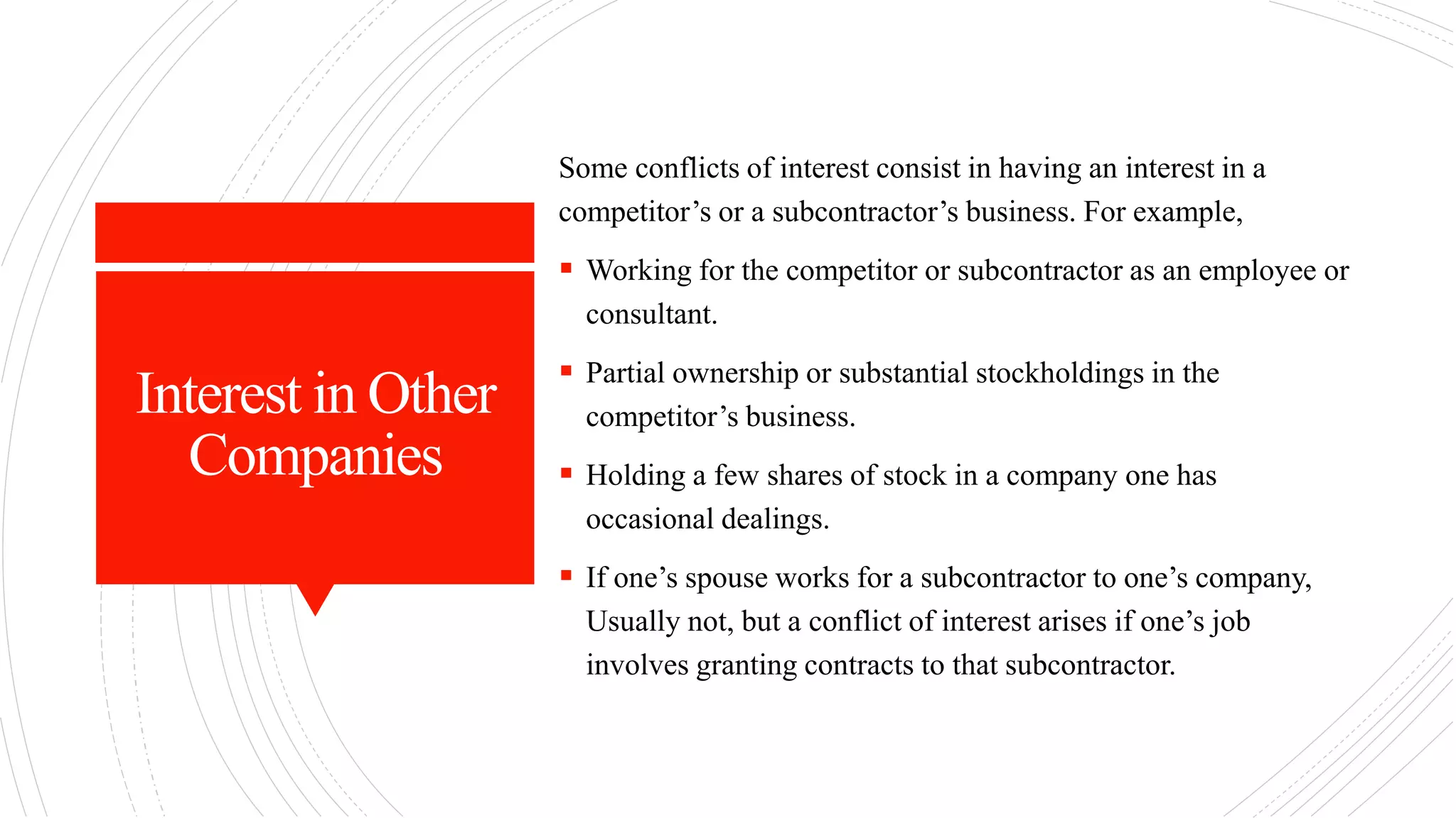 Conflict of interests | PPTX