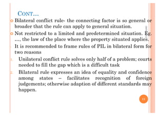 conflict of laws(private international law power point. | PDF