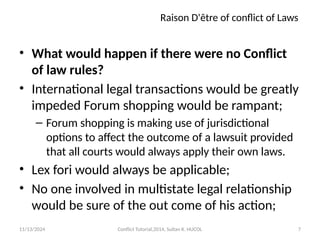 Conflict of Laws in Ethiopia -Lecture notes in ppt | PPTX