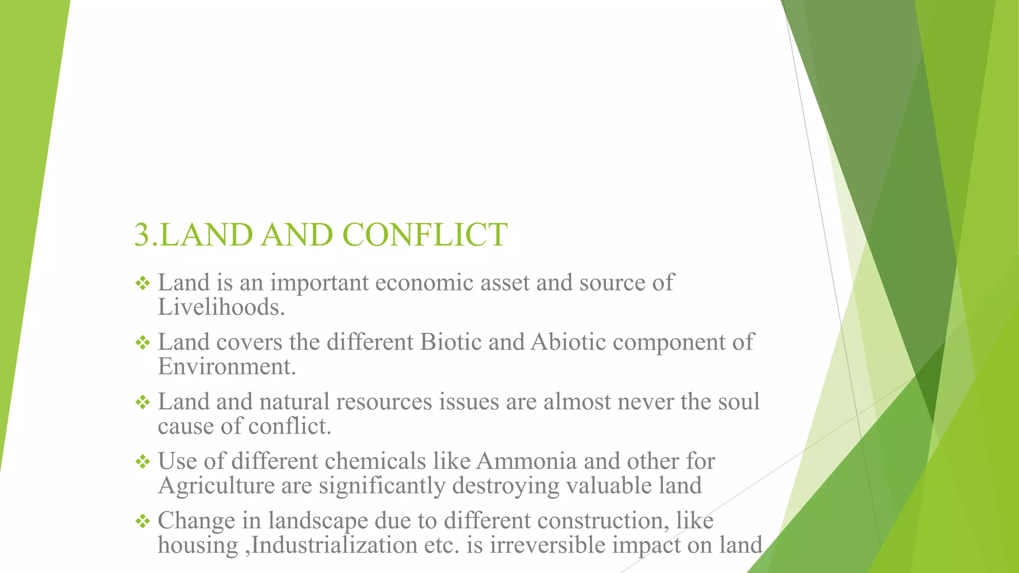 Conflict of natural resources | PPTX