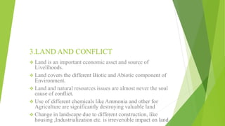 Conflict of natural resources | PPTX