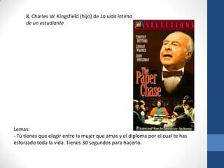 Conflictos reales y escenas de ficción | PPTX