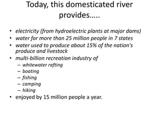 Conflict over water resources: Colorado River | PPTX