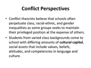 Conflict perspectives | PPTX