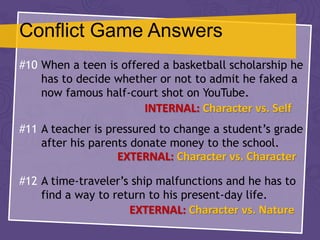 Conflict Power Point | PPTX | Roleplaying Games | Games and Puzzles