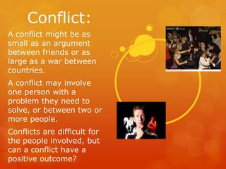 Conflict power point unit 2 | PPTX