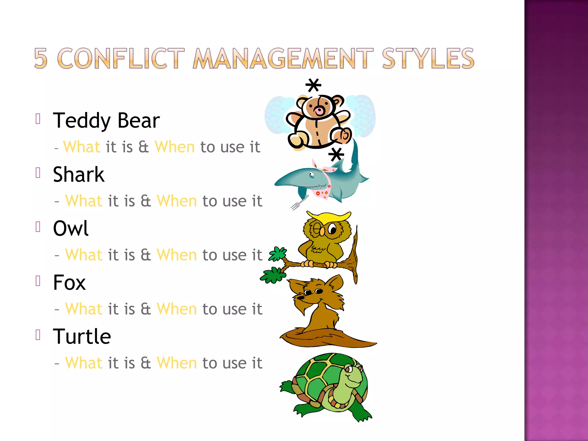 Conflict Management Styles | PPT