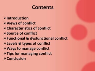 Conflict ppt | PPT