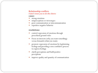 Conflict presentation | PDF