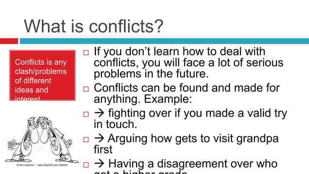 Conflict presentation | PPT
