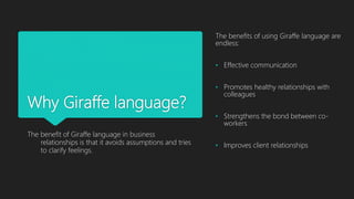 Are you a Jackal or Giraffe? | PPTX