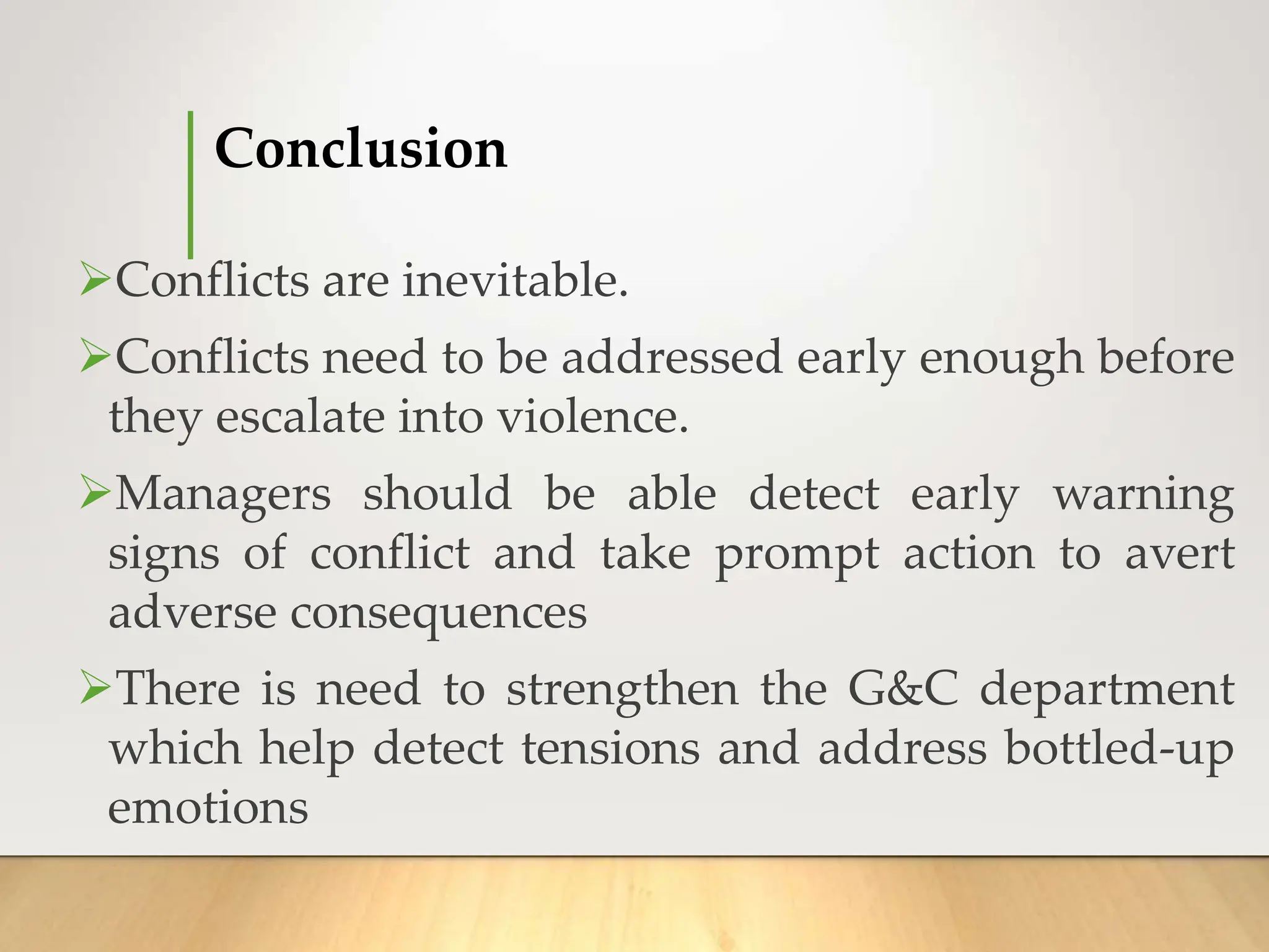 Conflict resololution,role of hr in resolution | PPT